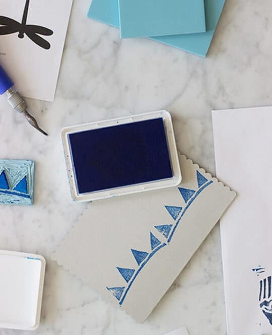 DIY Carve Your Own Rubber Stamps - Dragonfly Designs