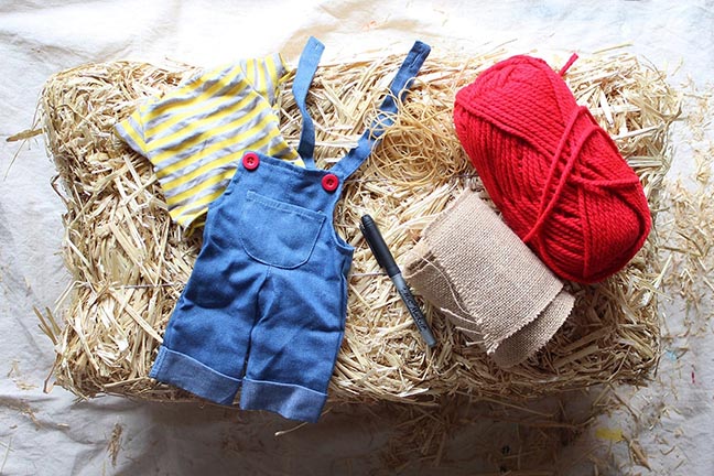 How To Make a Mini Scarecrow - Dragonfly Designs